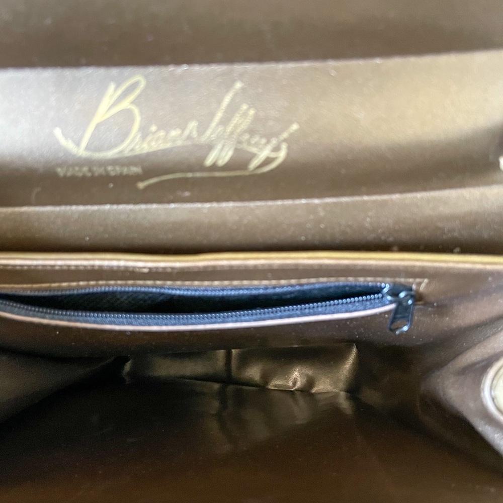 Vintage Brian Jeffery Olive Green Crossbody - Gem